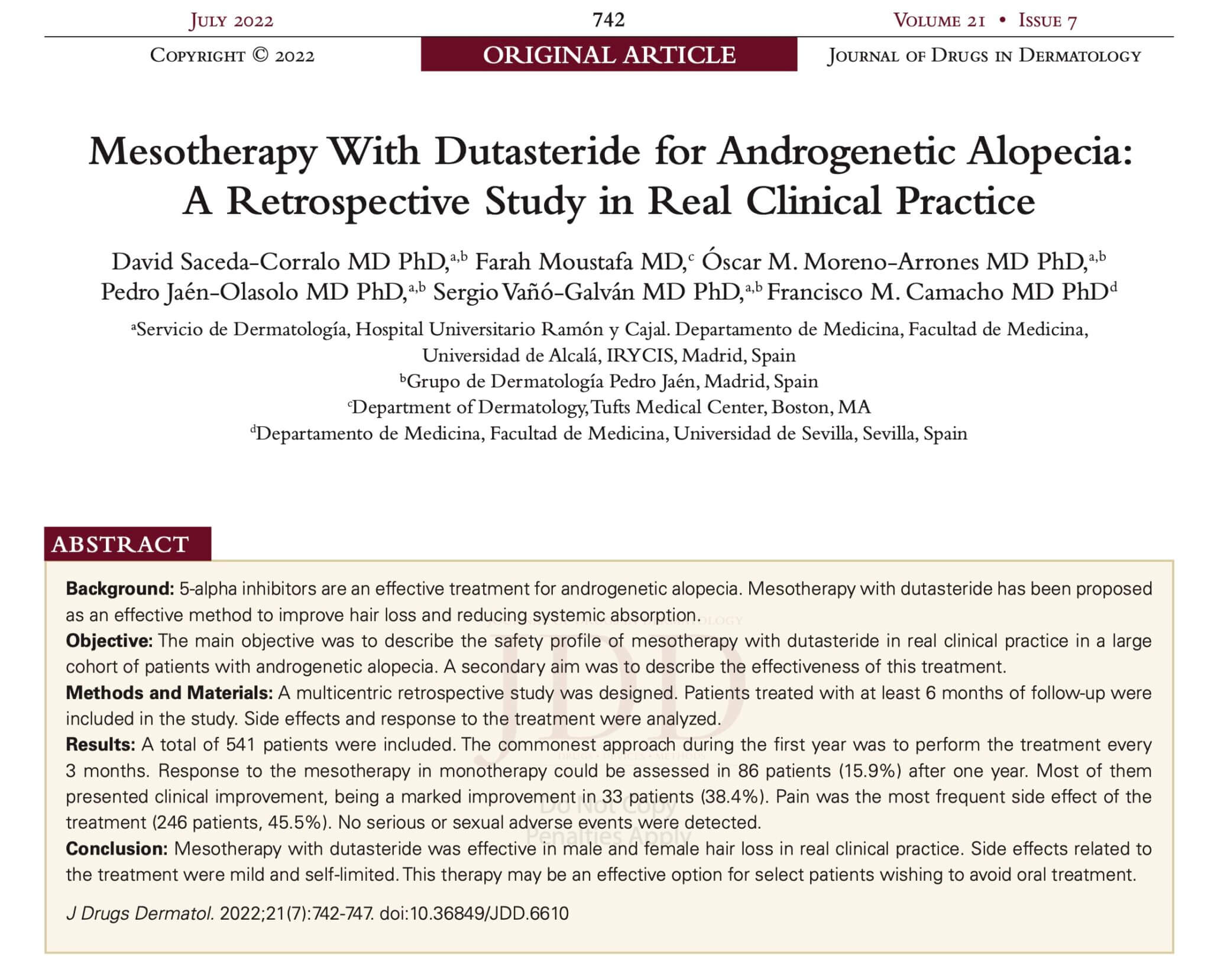 What is Dutasteride Mesotherapy? · Bauman Medical